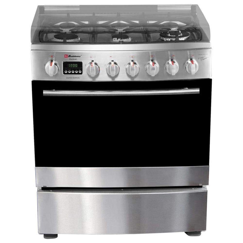 Estufa de Piso Koblenz 30” - Acero | Elektra online - elektra