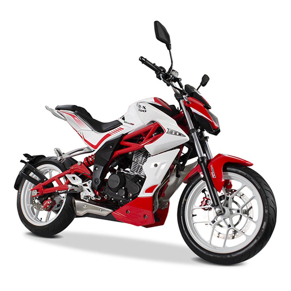 Motocicleta Italika Vort-X 200 Rojo con Blanco-Elektra.com.mx - elektra